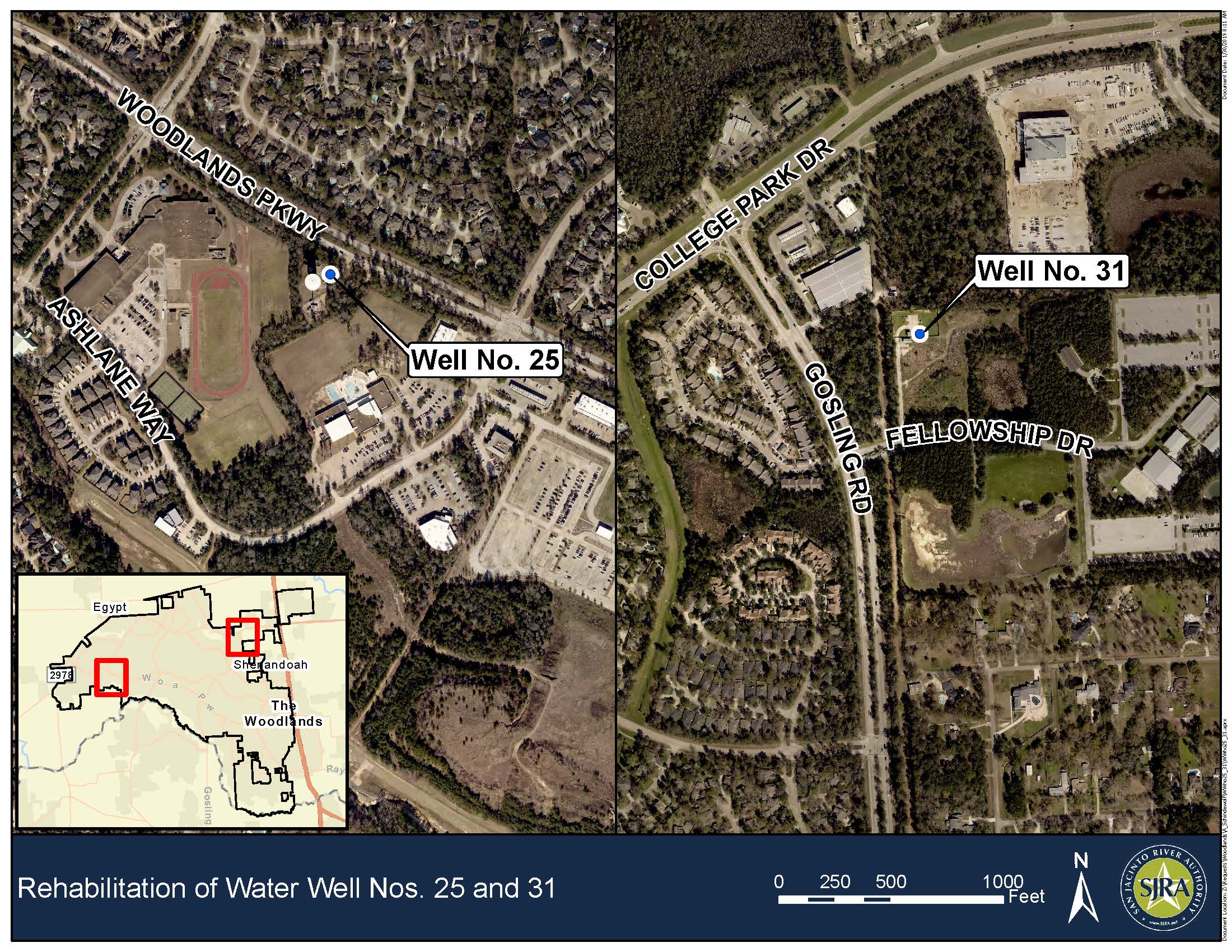 Map_Rehab WW25 31 - San Jacinto River Authority