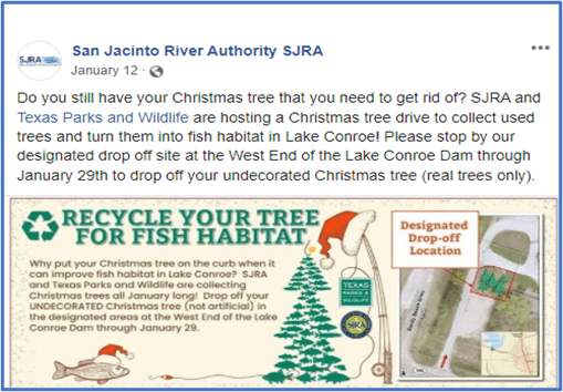 Top 10 Social Media Posts of 2021 - San Jacinto River Authority