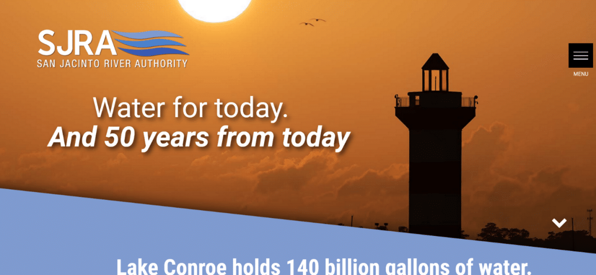 SJRA's New and Improved Website - San Jacinto River Authority