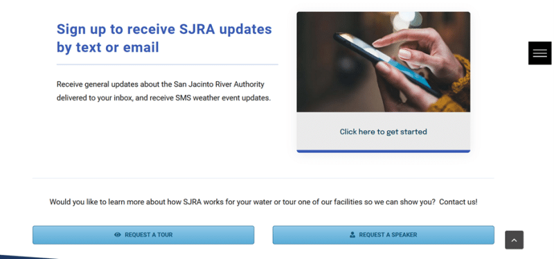 SJRA's New and Improved Website - San Jacinto River Authority
