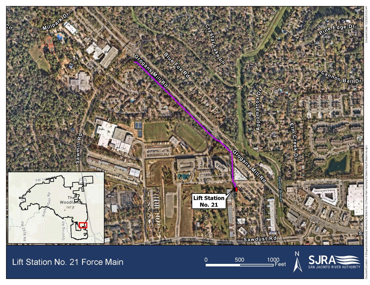 Lift Station No. 21 Force Main Renewal - San Jacinto River Authority